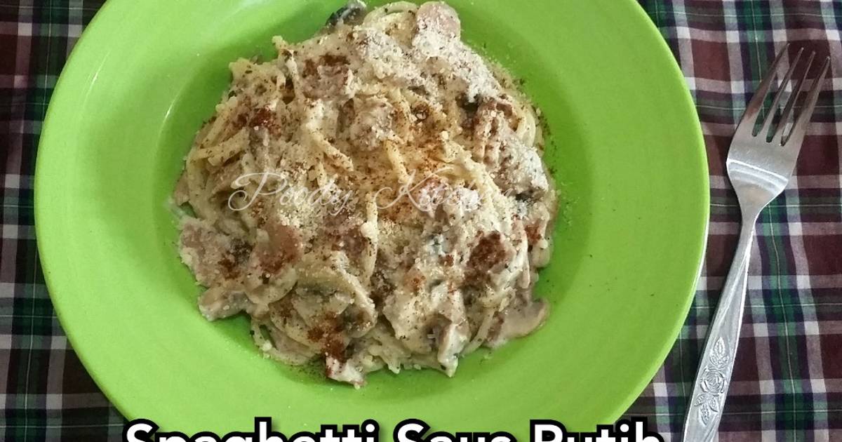 Resep Spaghetti Saus Putih oleh Pujani Handayani - Cookpad