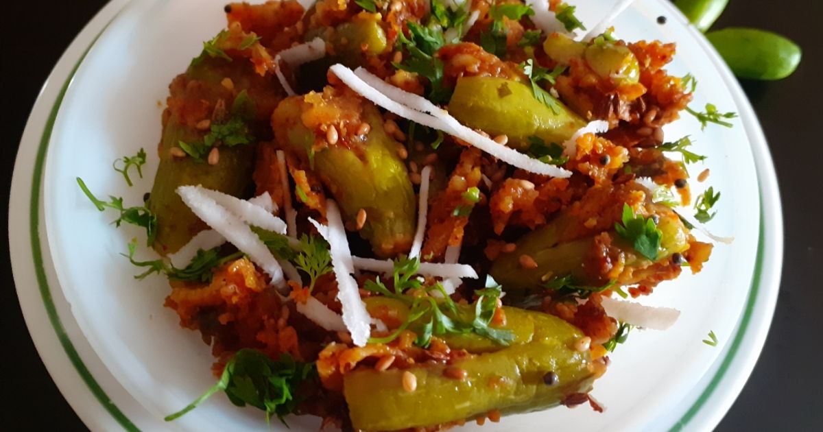 Stuffed Ivy Gourd Subzi Recipe by Jasmin Motta _ #BeingMotta - Cookpad