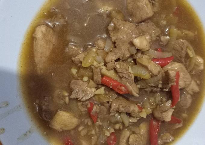 Resep Ayam Iris Kecap Manis Saus Tiram Oleh Sinichi Adi Sukanto Cookpad
