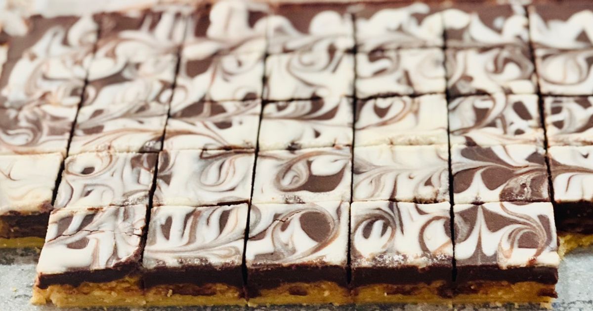 Resipi Peanut Butter Chocolate Shortbread /Marble Shortbread (Biskut ...