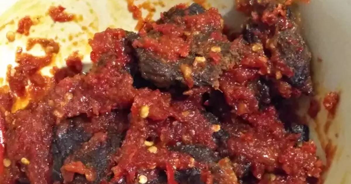 Resep Dendeng balado pedas mantap oleh Fero Yesilia - Cookpad