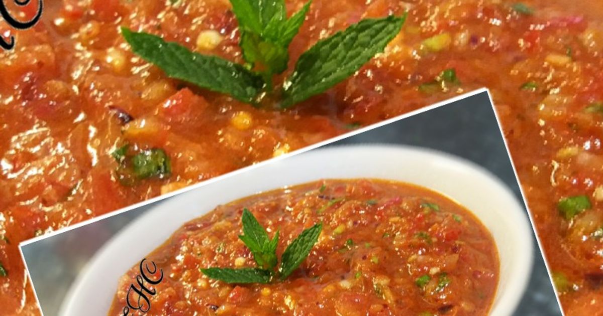 🍅🥗🌶Ezme 🌶🥗🍅(Turkish Hot Salsa) Recipe by Irum Zaidi Home Cooking - Cookpad