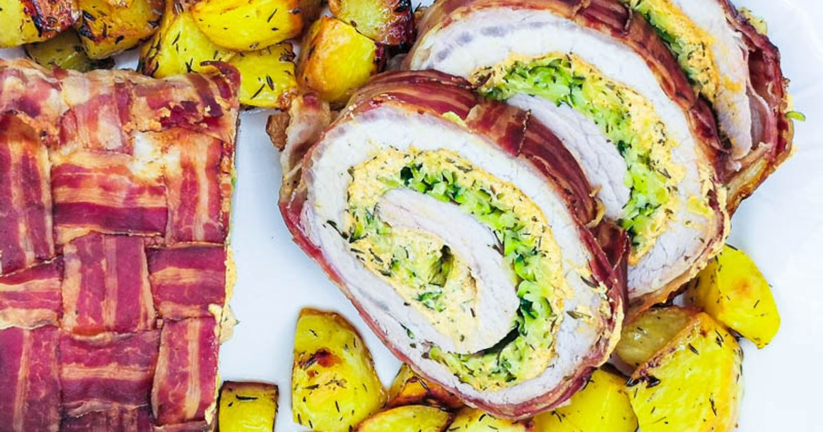 Ricetta Rotolo Di Lonza Farcito Con Zucchine E Caprino di Pierre e Vivy ...