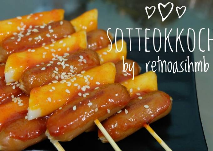 Resep Sotteok (Sausage - tteok) kochi #Festivalresepasia #Korea oleh ...