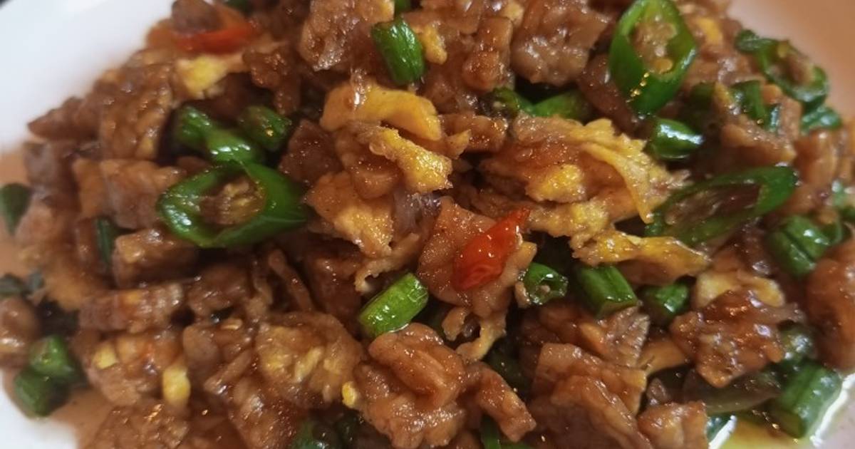 Resep Samgor Tempe Telur Dadar oleh Fitzaki Kitchen - Cookpad