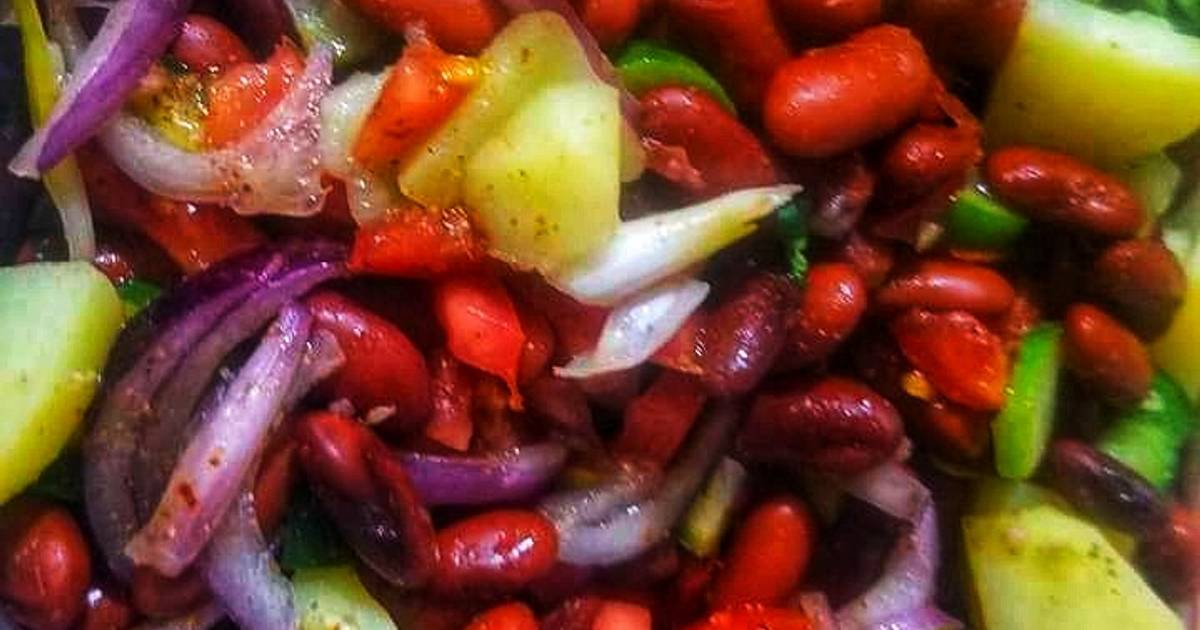 Lal lobia chat /rajma chat Recipe by Umme Ali - Cookpad