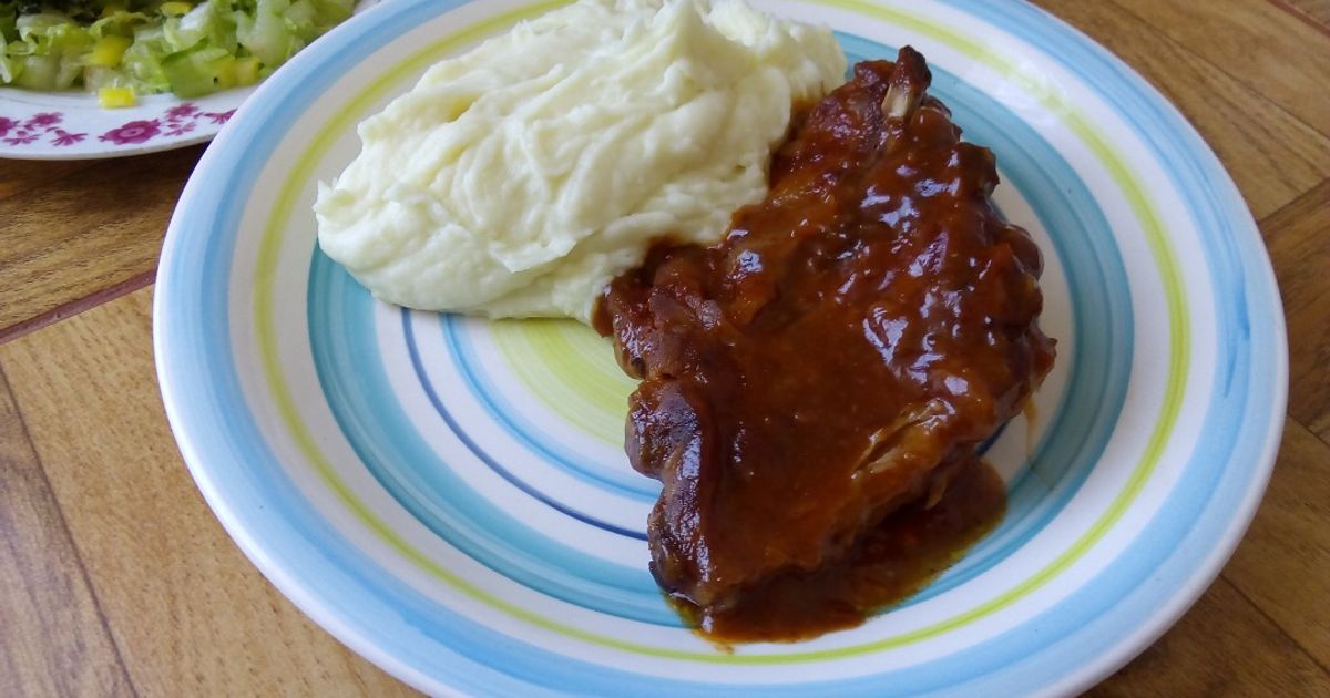 Costillar De Cerdo Horneado En Salsa Barbacoa Receta de mari562009 ...