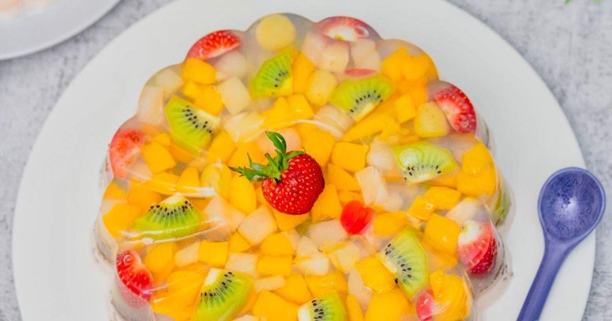 Resep Tropical Fruit Dessert Pudding Buah Lapis oleh Riatrisme - Cookpad