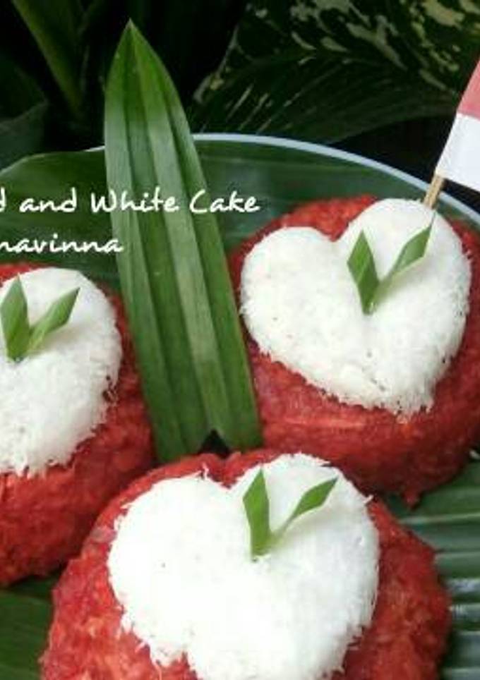 Resep Cassava red and white cake (kue singkong merah putih) oleh VINA ...