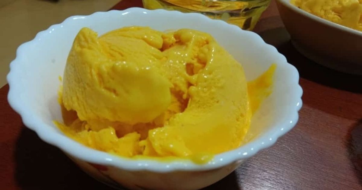 Mango Ice Cream Recipe by Reena Verbey - Cookpad