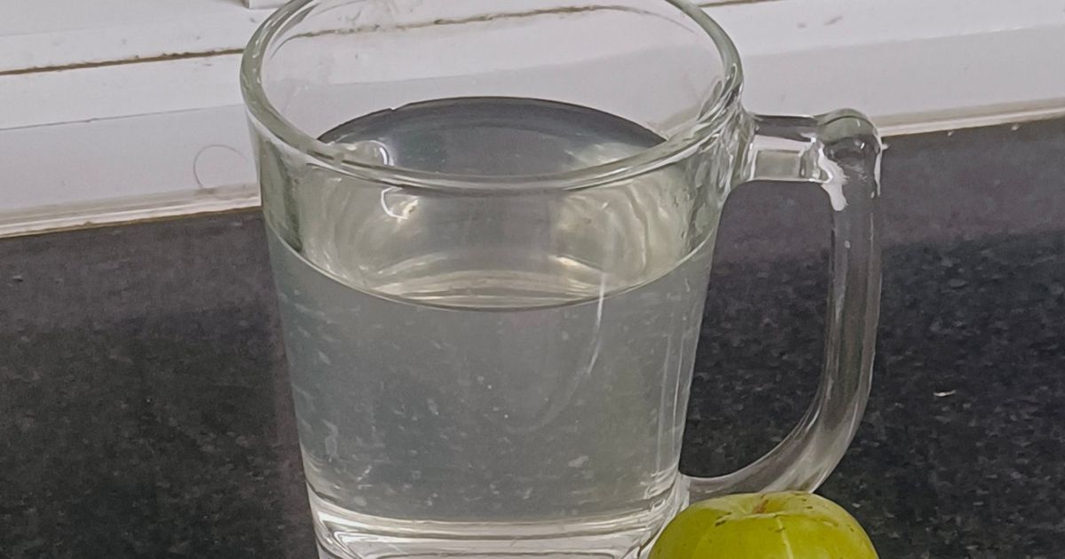 Amla Detox Water (Simple Morning Cleanse) Recipe by Krishna Dholakia ...