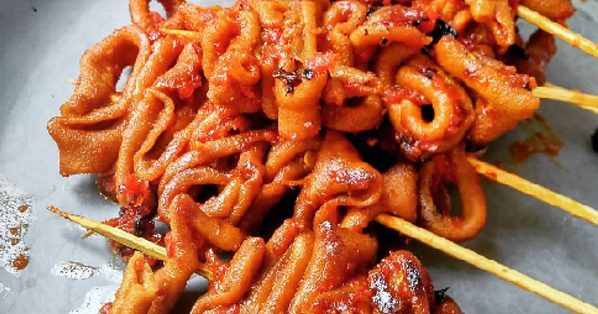 Resep Sate usus bumbu rujak oleh Yuni Habiby - Cookpad