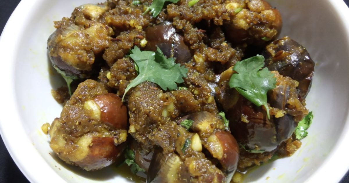 Nigam Thakkar Recipes દ્વારા રેસીપી ભરેલાં રીંગણનું શાક (Bharela Ringan ...