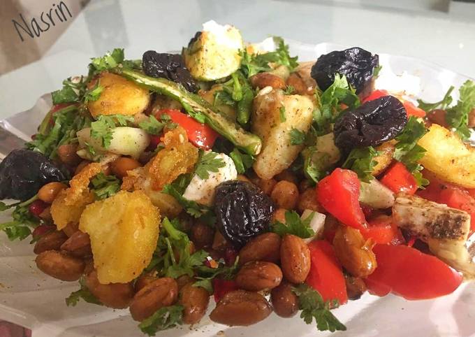 Peanut Chaat(simple easy healthy) Recipe by Nasrin Talat - Cookpad