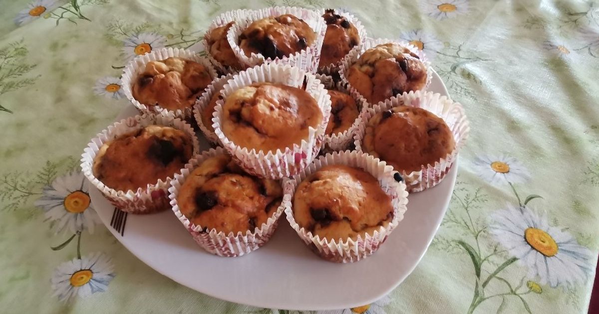 Banános Csokis Muffin | Vajdáné Baráth Barbara receptje - Cookpad receptek