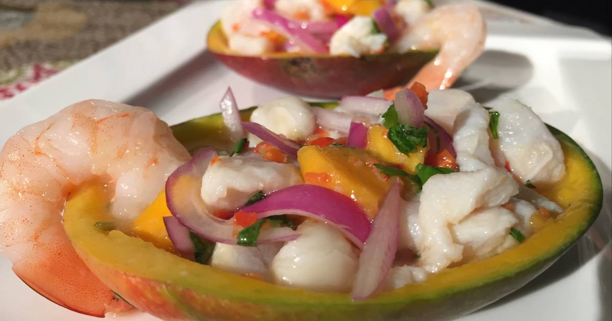 Ceviche de mero basa Receta de Bielitski Prada- Cookpad