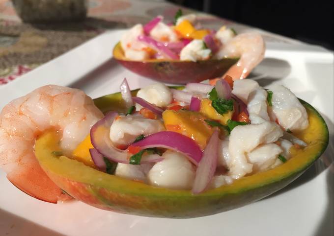 Ceviche de mero basa Receta de Bielitski Prada- Cookpad