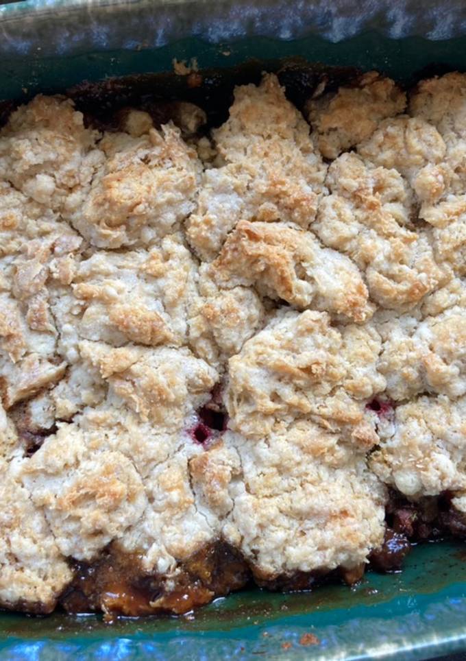 Breakfast Cobbler with Sourdough Discard Crust Recipe by Hi, its me ...