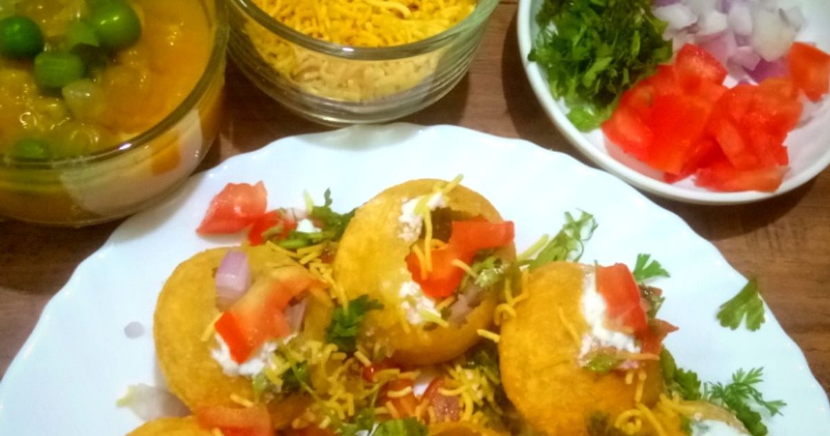 Dahi Ragda Puri Recipe by Arya Paradkar