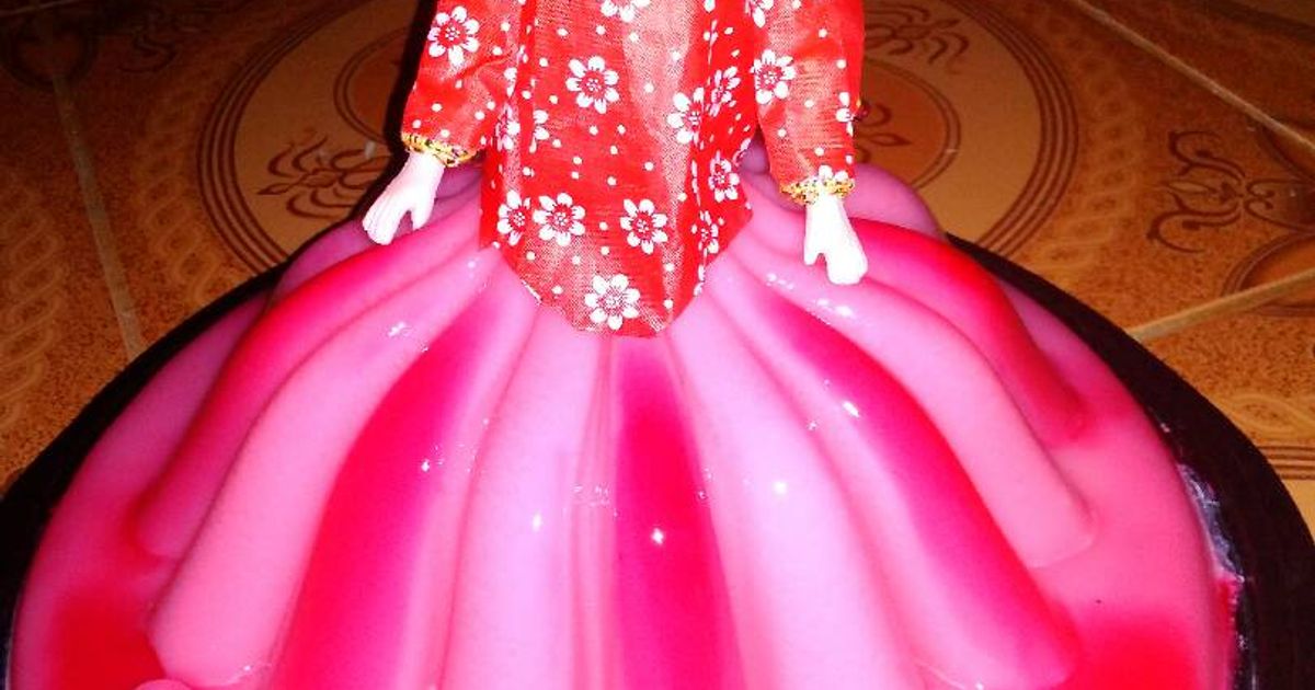 Resep Puding Barbie 👸🍓 oleh Bunda Sasy cakes 🍰 - Cookpad