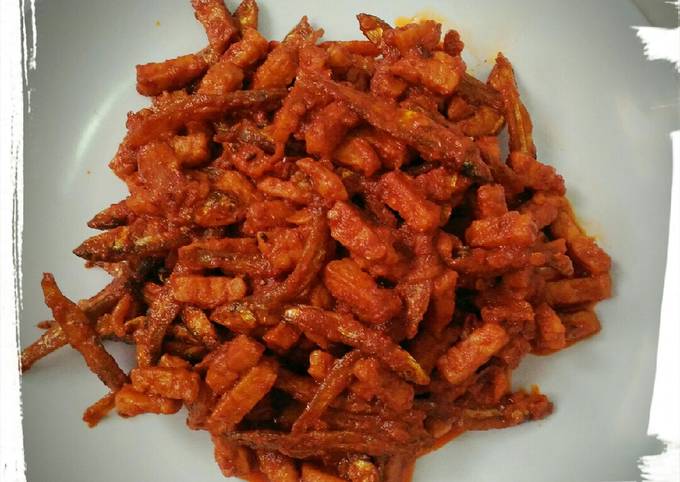 Resep Sambal Goreng Tempe Teri oleh Wieka - Cookpad
