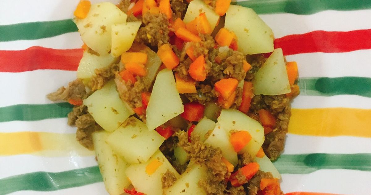 Potato And Minced Meat Recipe by marycooks - Cookpad