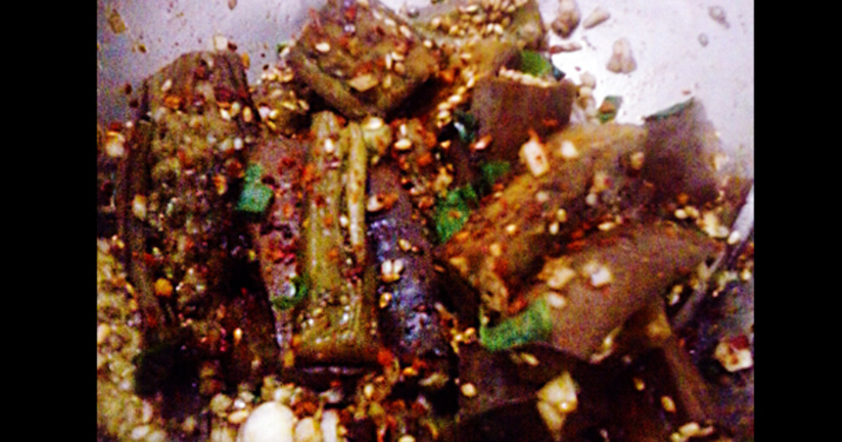 Resep Gaji Namul (Eggplant Side Dish Khas Korea) oleh PFX - Cookpad