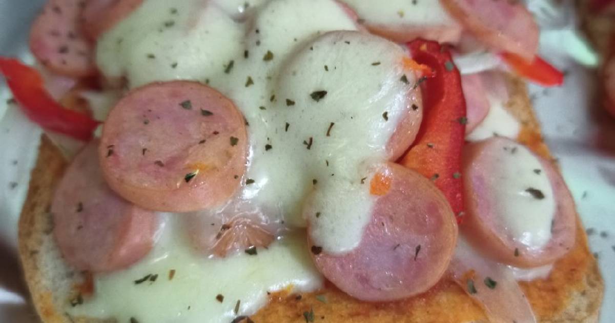 Mini pan pizza Receta de Andres 🇨🇴- Cookpad