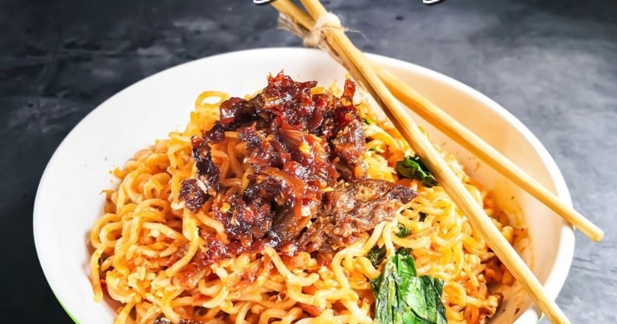 Resipi Mi Goreng Daging oleh Secubit Rasa Cik Nani🌷 - Cookpad