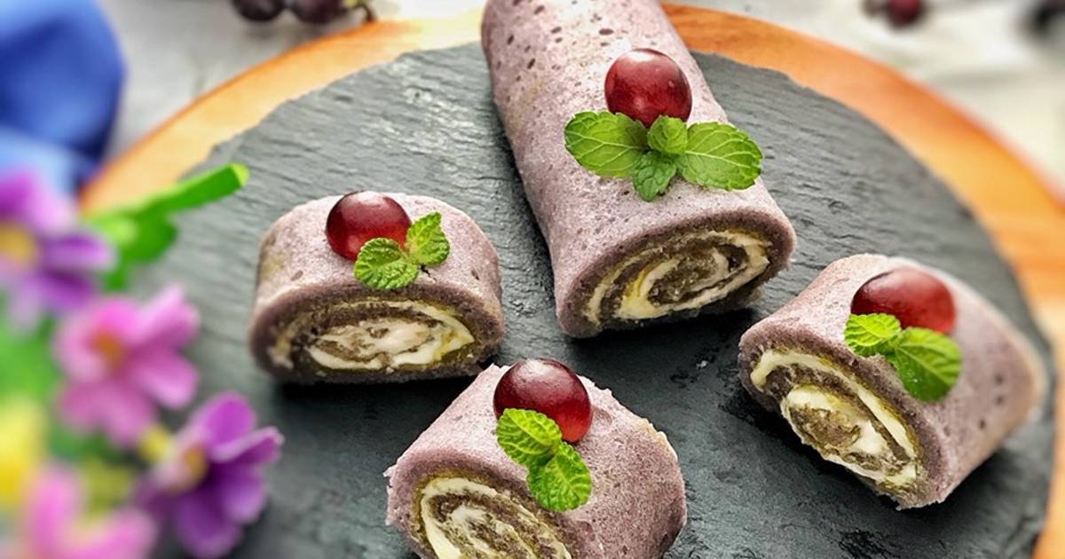 68 resep roll cake taro enak dan mudah - Cookpad