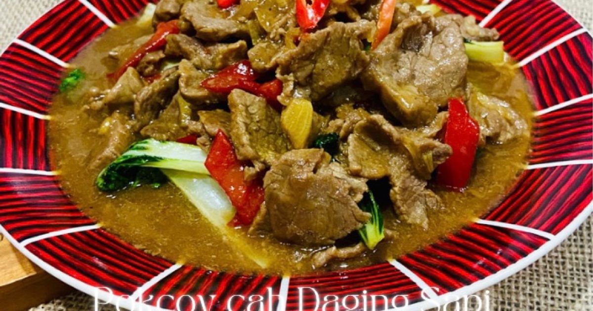 Resep tumis baby sawi daging rumahan enak dan mudah - Cookpad