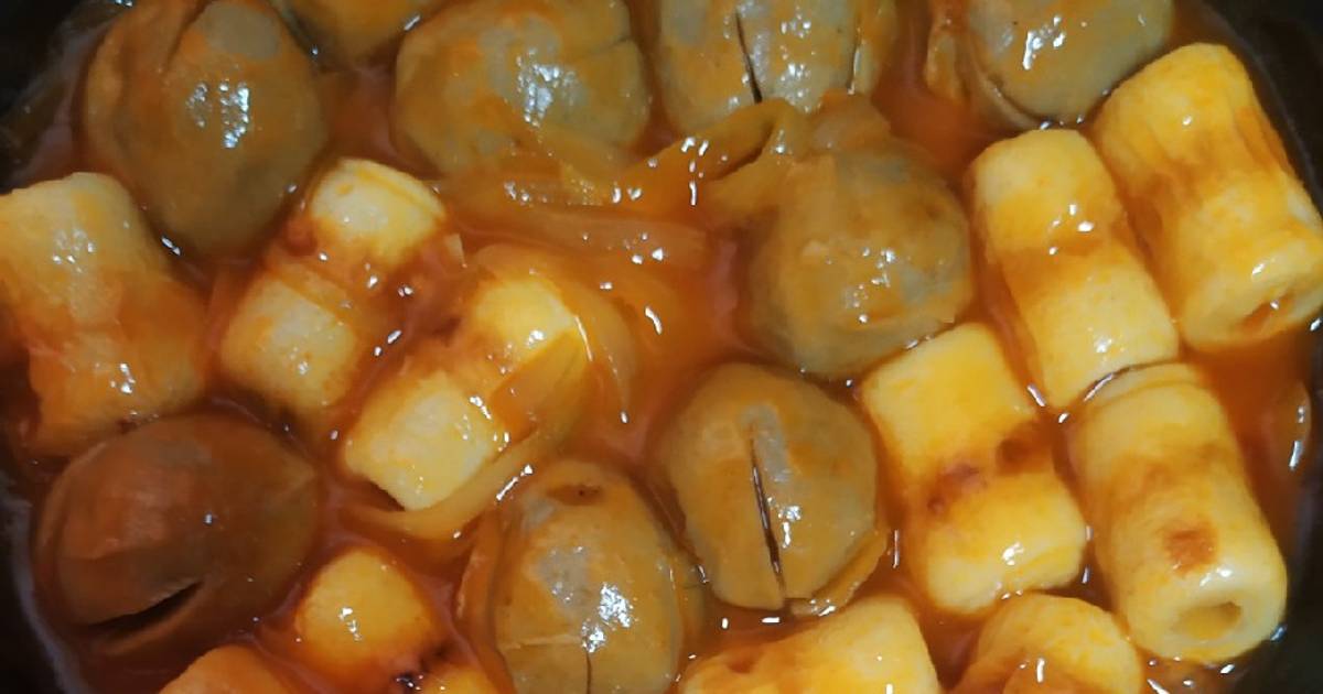 Resep Chikuwa Bakso Saus Pedas oleh Karimah - Cookpad