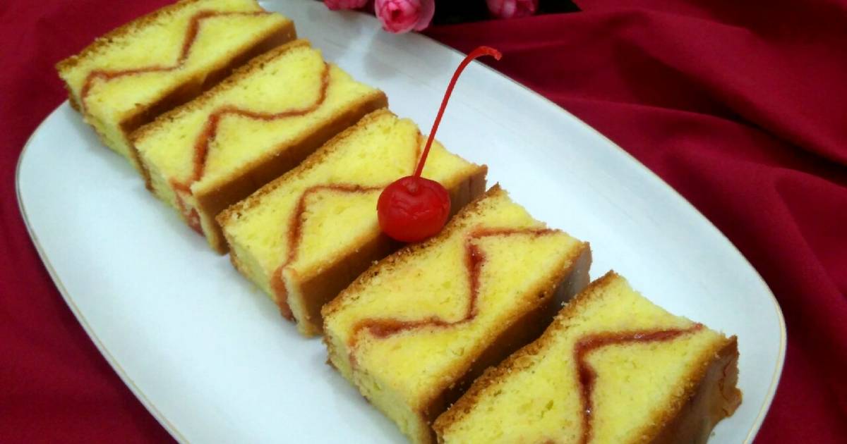 51 resep bolu lapis selai strawberry enak dan mudah - Cookpad