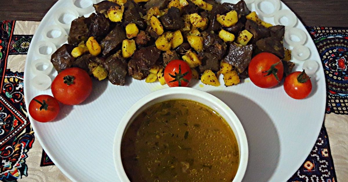 طرز تهیه خوراک دل و جگر گوسفند ساده و خوشمزه توسط Mahnoosh - کوکپد