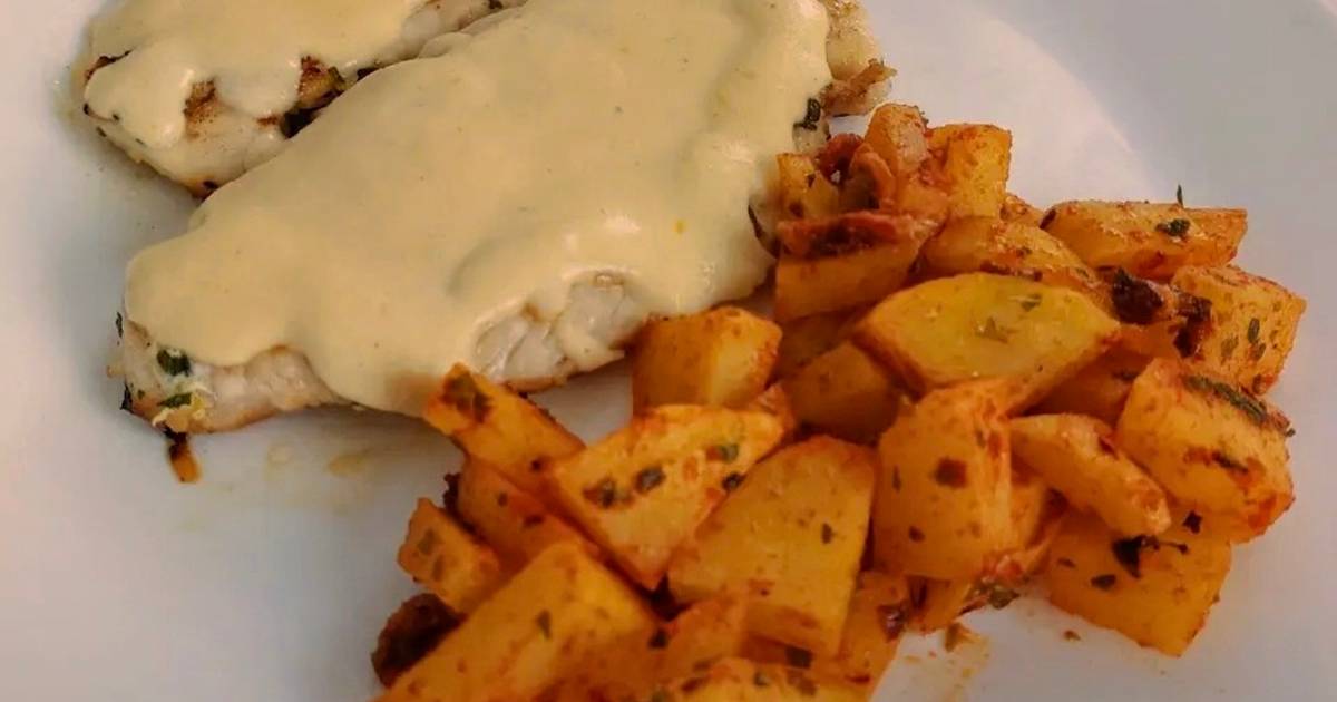 Pollo en salsa de queso Receta de Engrid Guga- Cookpad