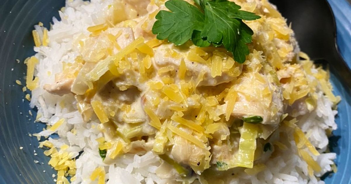 Poulet à La Crème De Poireau & Muscade Avec Du Gouda Râpé de Soö dS ...