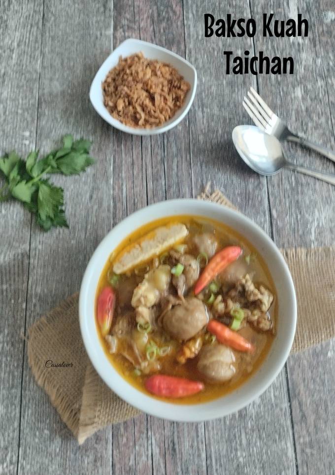 Resep Bakso Kuah Taichan oleh Cassalover ( AyuCIMO ) - Cookpad