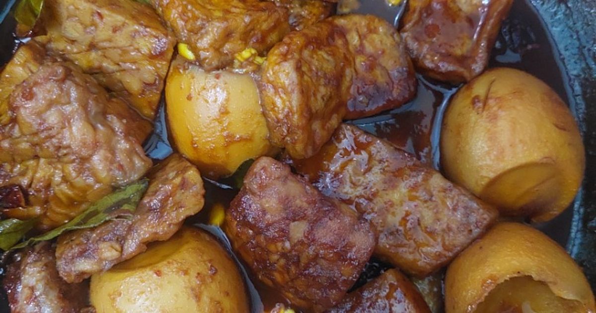Resep Baceman Telur Tempe Tahu oleh Nikma Ryea - Cookpad