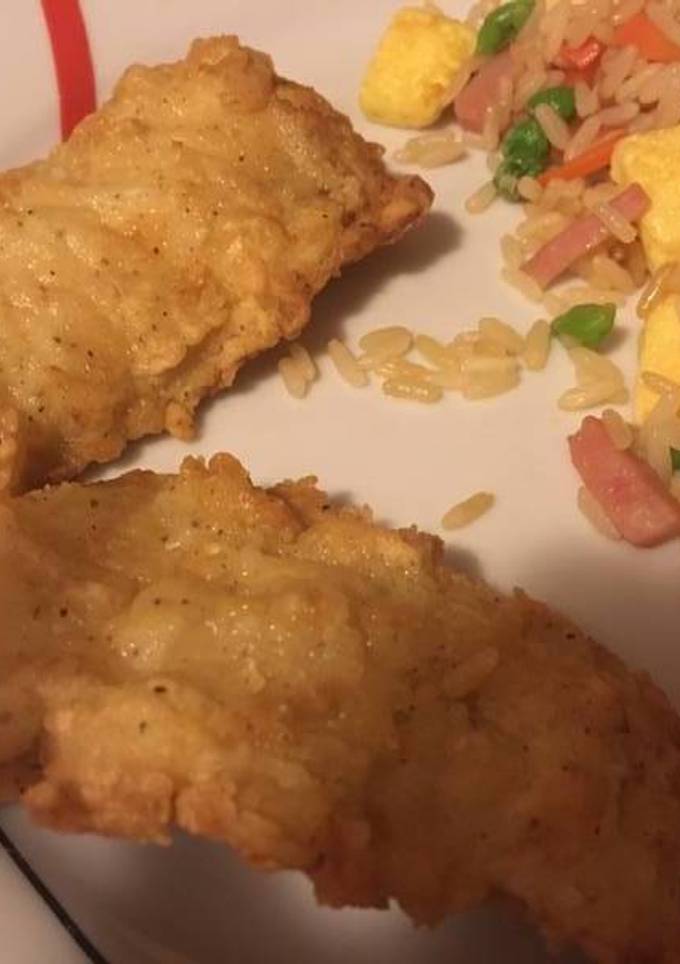 Filete de pescado con rebozado marroquí Receta de Mariate- Cookpad