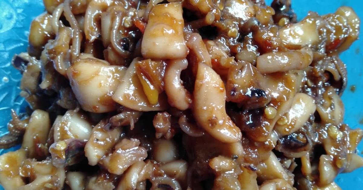 Resep Cumi kecap manis pedas💙 oleh AnggiRisma Q - Cookpad