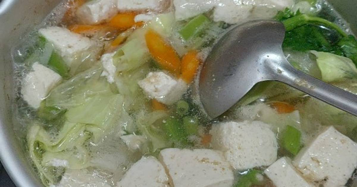 329 resep sop tahu putih kol enak dan mudah - Cookpad