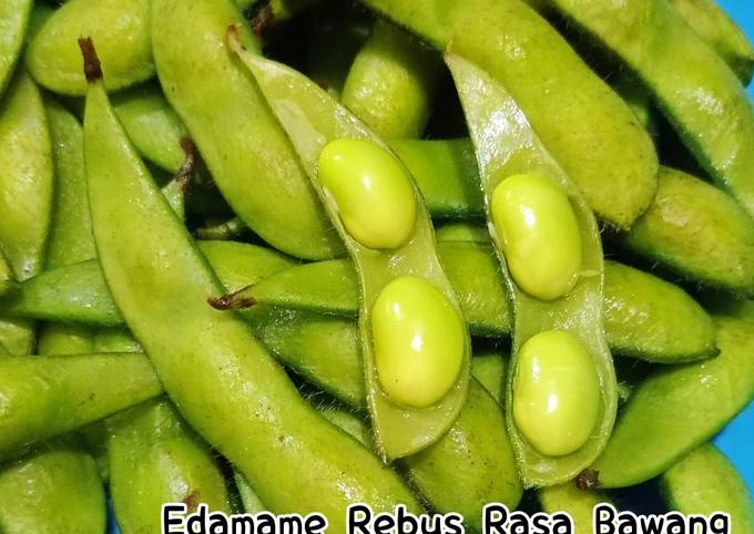 Resep Edamame Rebus Rasa Bawang oleh citradeda - Cookpad