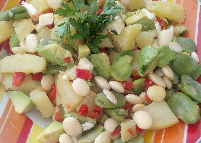 Solterito de tarwi y habas Receta de Mercedes Huaman Flores- Cookpad Solterito de tarwi y habas Receta de Mercedes Huaman Flores- Cookpad