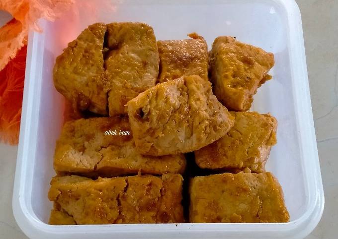 Resep Tahu Bacem Bawang oleh abuk irun - Cookpad