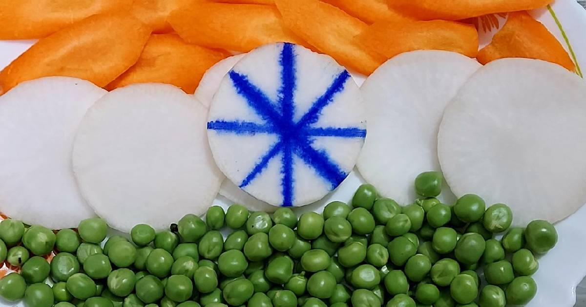 Tri colour flag (use vegetables) Recipe by Renu Pushpendra Tyagi - Cookpad