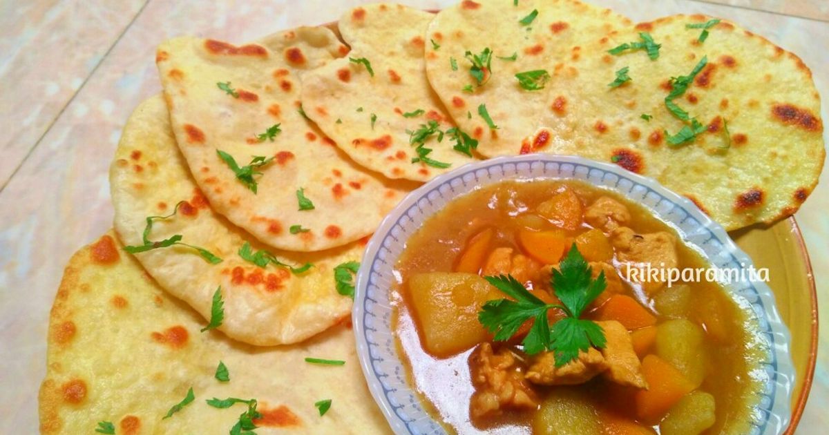Resep Kari Ayam & Roti Nan (Chicken Curry & Nan Bread) oleh Kiki ...