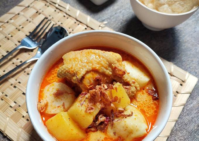 Resep Lontong Kari Ayam oleh Nuniek Wijayanti - Cookpad