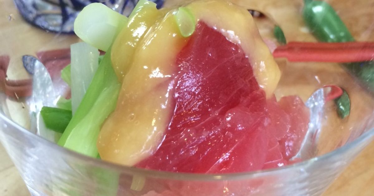 Leek And Tuna Salad With Vinegar And Miso (Negi To Magurono Nuta ...