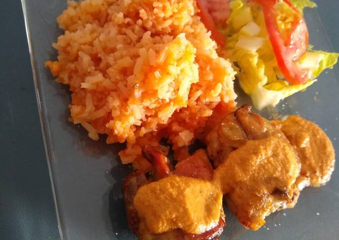 Pollo en salsa de cacahuate Receta de Mónica Villegas- Cookpad