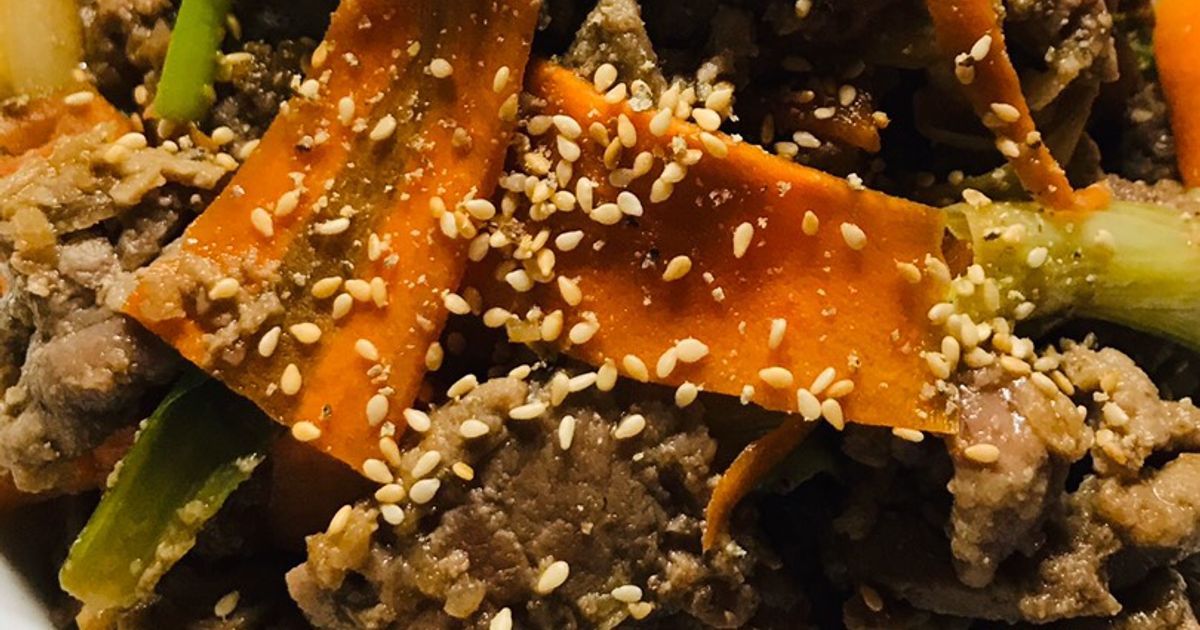 Cách Làm Món Bò Xào Rau Củ Kiểu Hàn của Betty - Cookpad